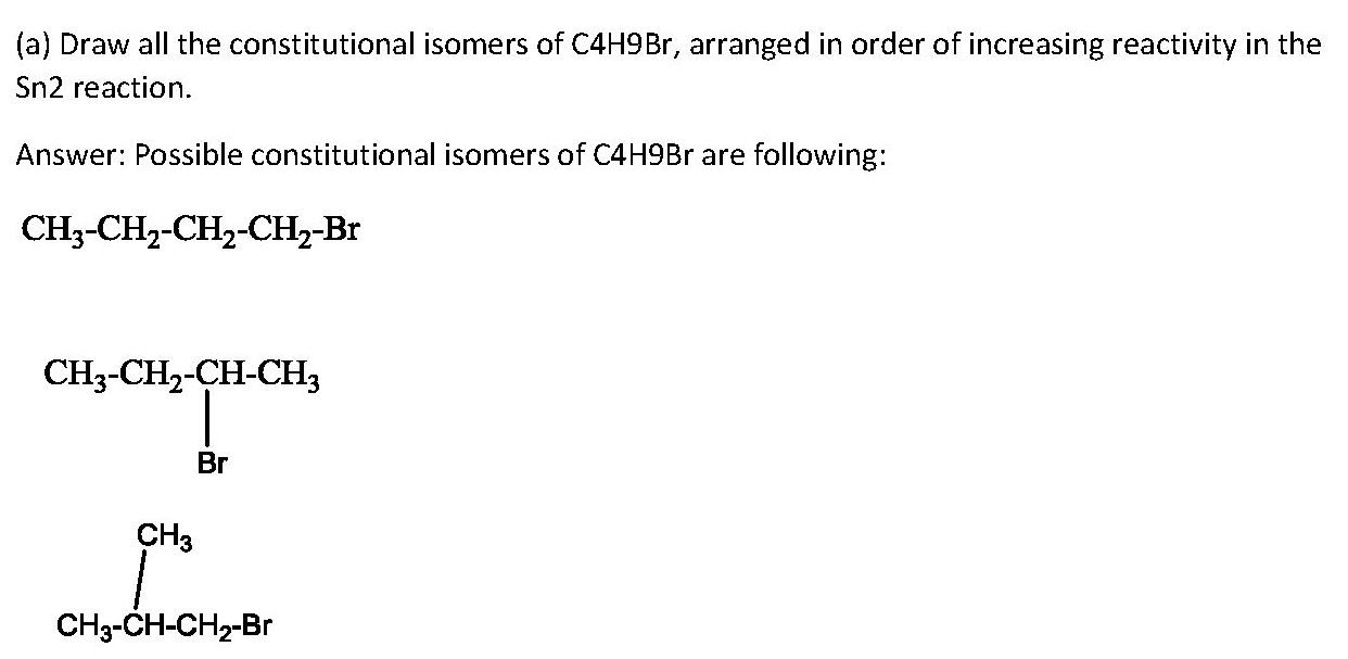 C4h9br Isomers